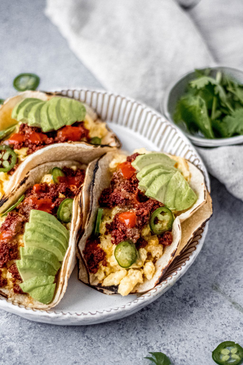 Egg and Chorizo Breakfast Tacos – Mogwai Soup Blog