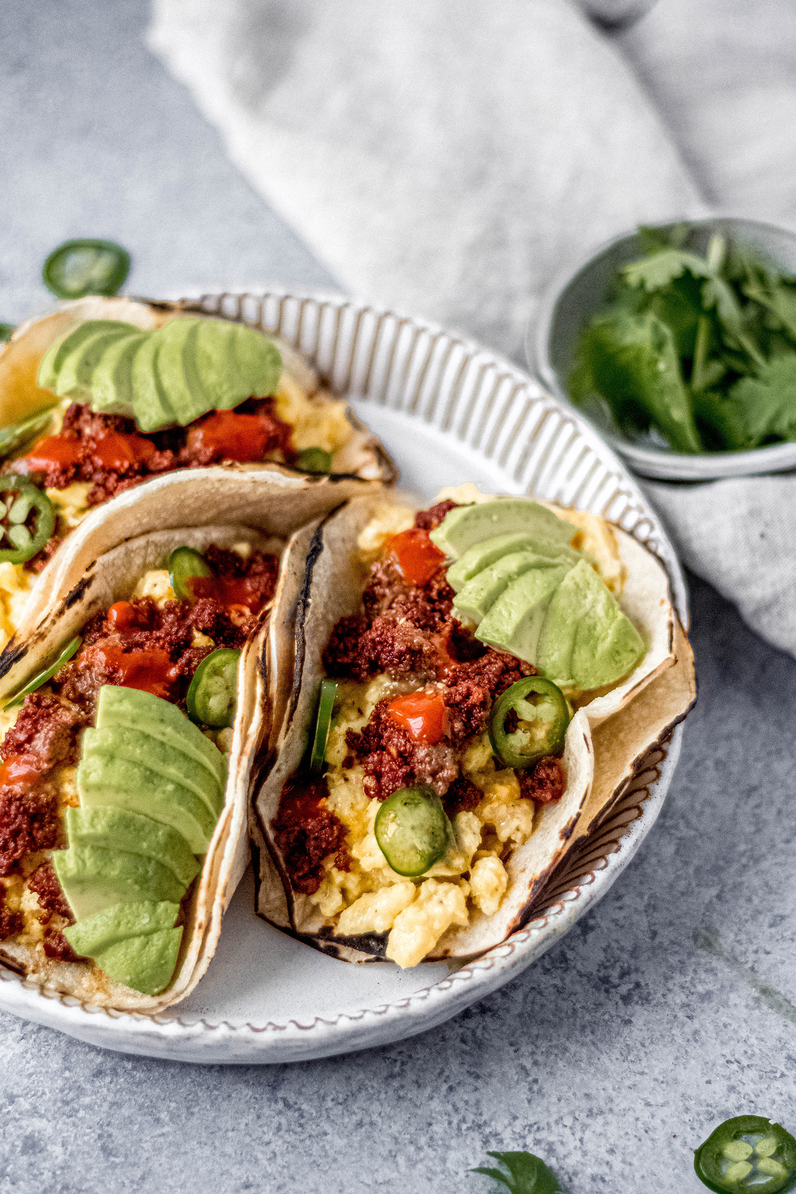 Egg and Chorizo Breakfast Tacos – Mogwai Soup Blog