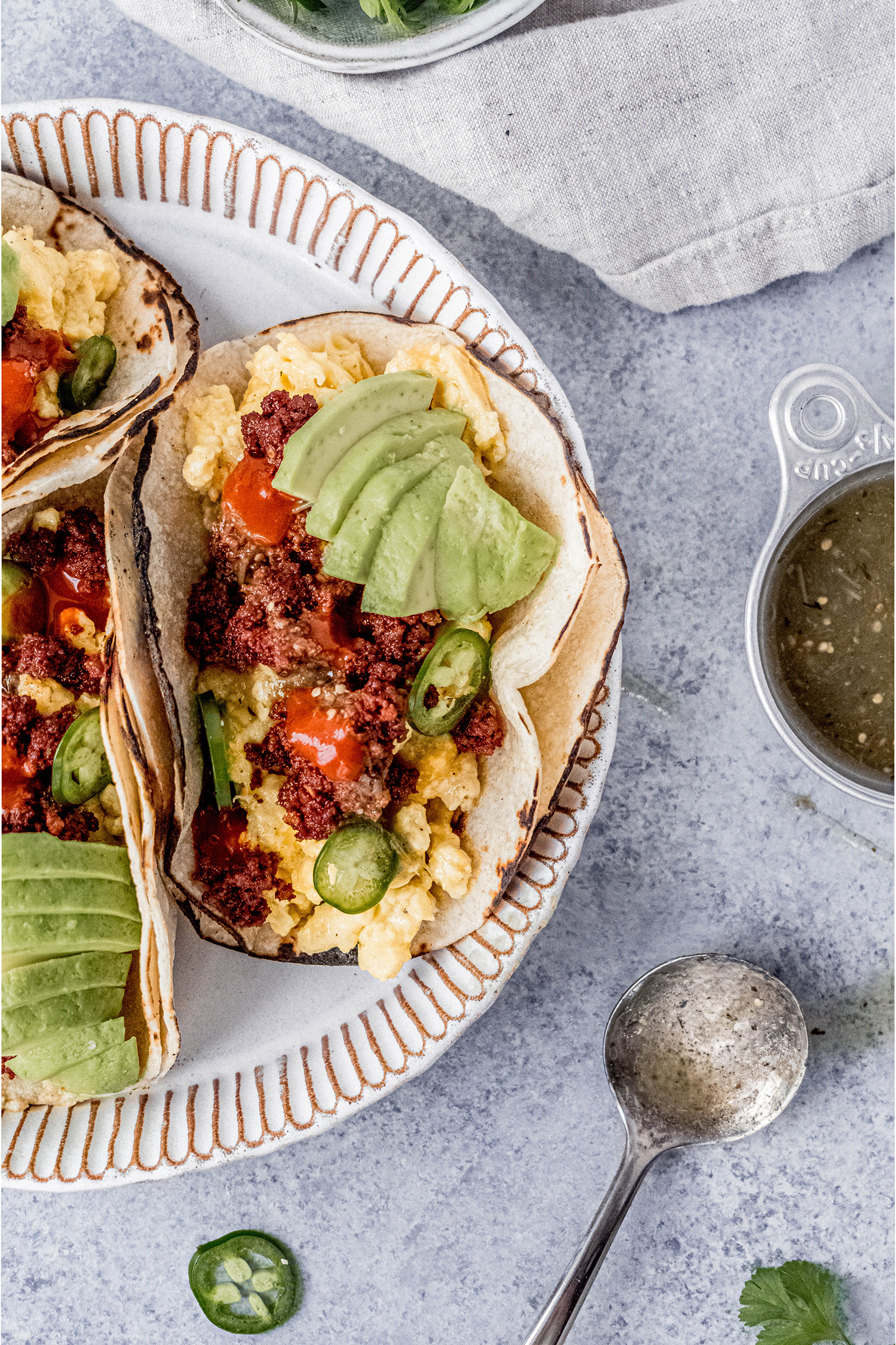 Egg and Chorizo Breakfast Tacos – Mogwai Soup Blog